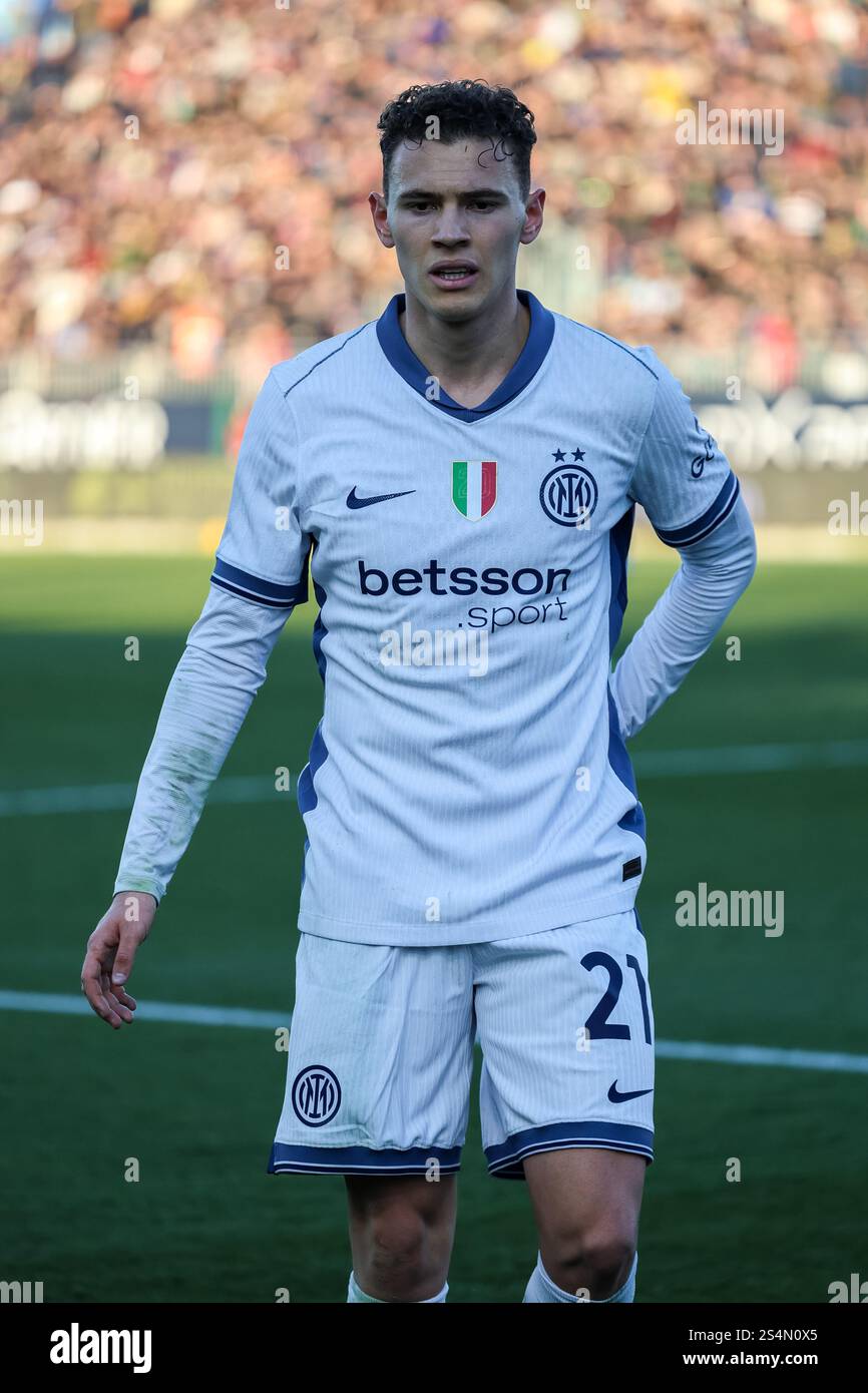 Venice, Italy. 12 Jan, 2025. Asllani Kristjan FC Internazionale during ...