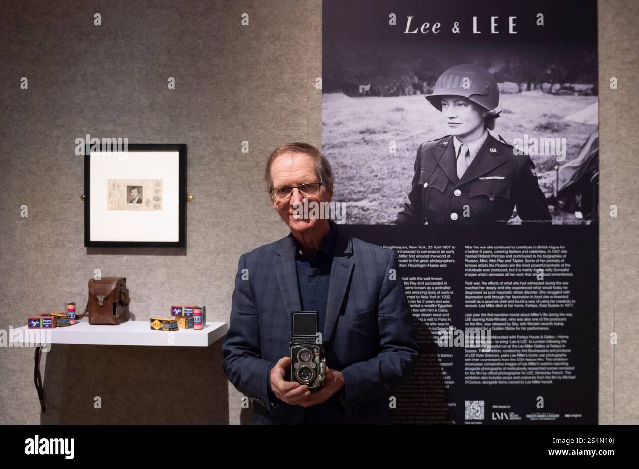 London, UK. 13th Jan, 2025. Bonhams has collaborated with Farleys House ...