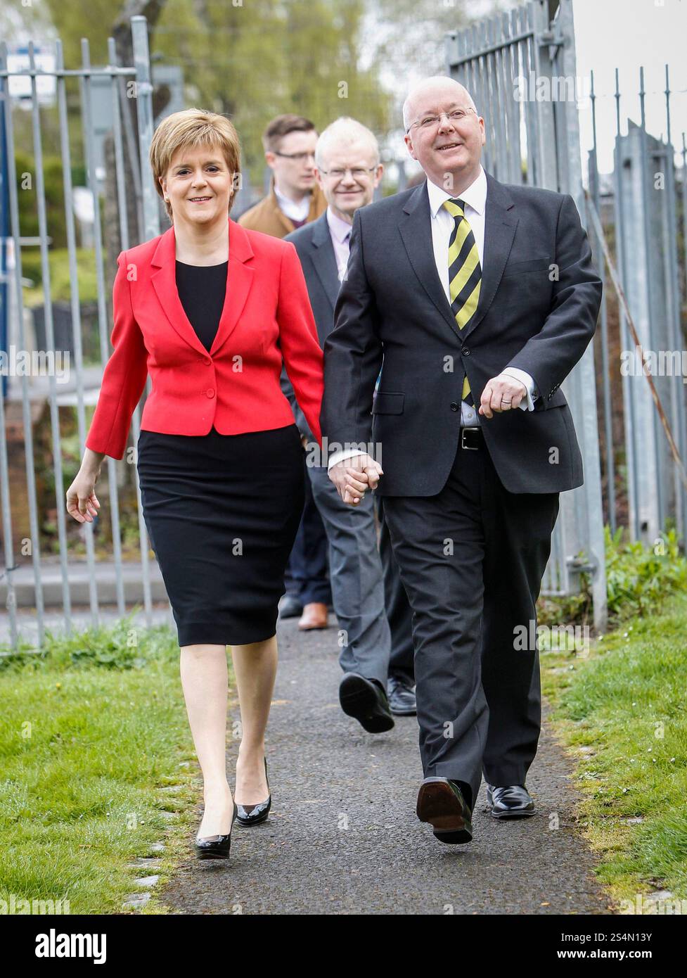 File photo dated 05/05/16 of the then SNP leader Nicola Sturgeon with ...