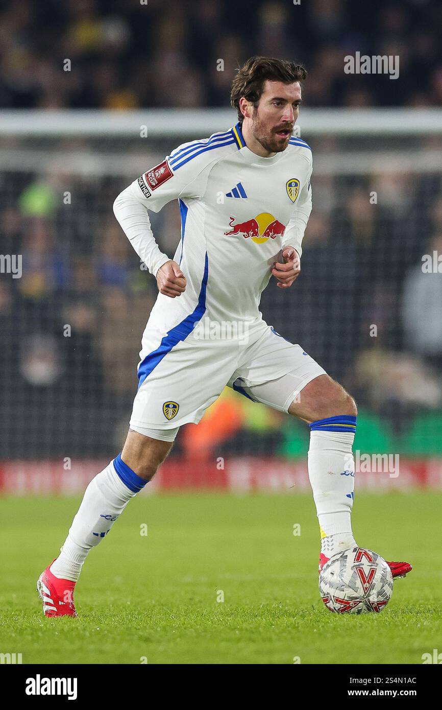 Leeds United's Joe Rothwell during the Emirates FA Cup third round ...