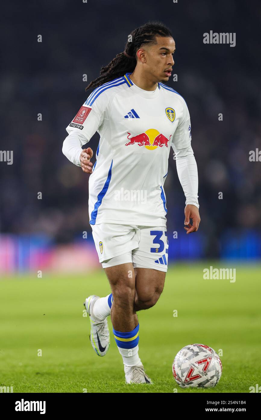 Leeds United's Isaac Schmidt during the Emirates FA Cup third round ...