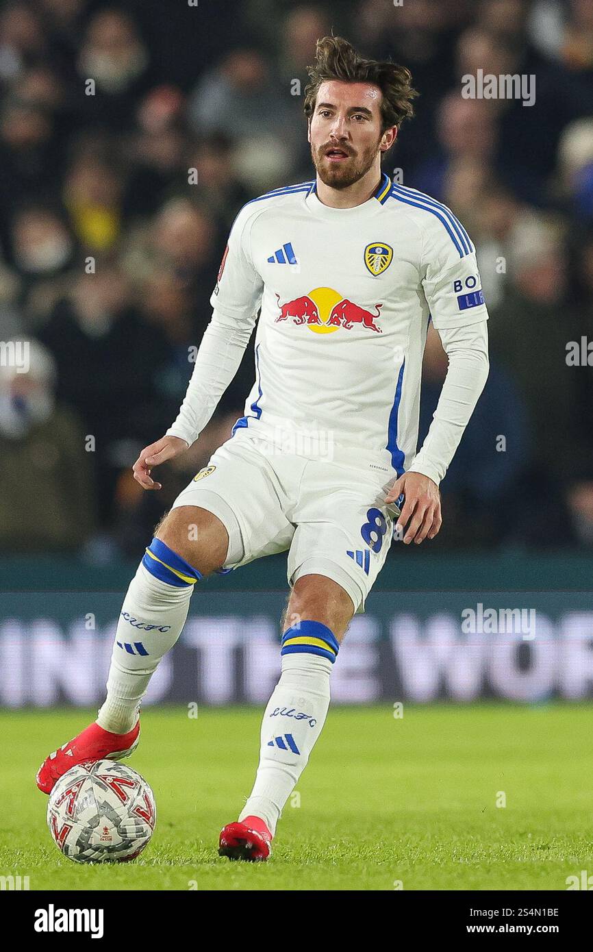 Leeds United's Joe Rothwell during the Emirates FA Cup third round ...