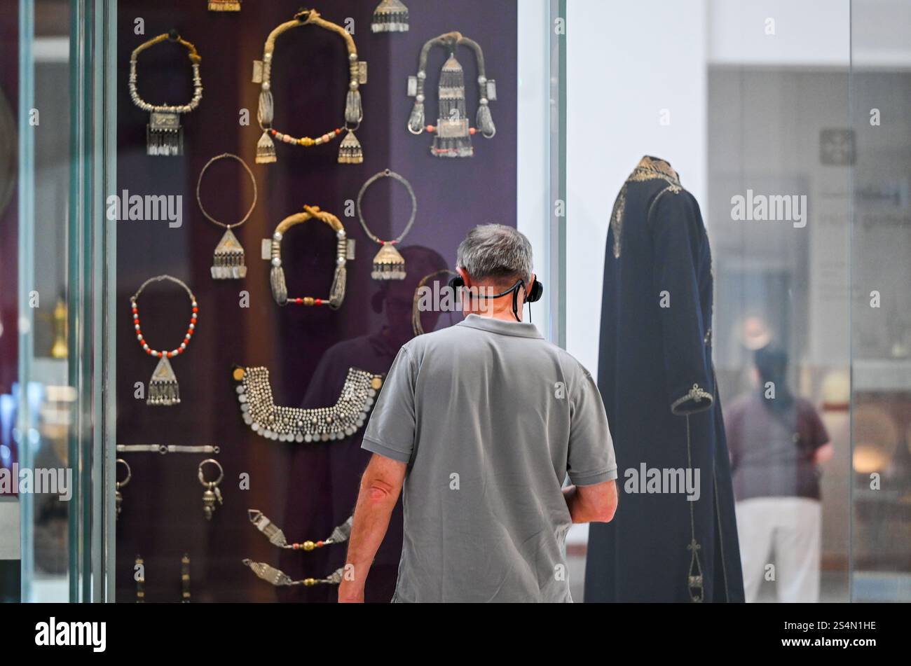 Muscat, Oman. 12th Jan, 2025. A man visits the National Museum in ...