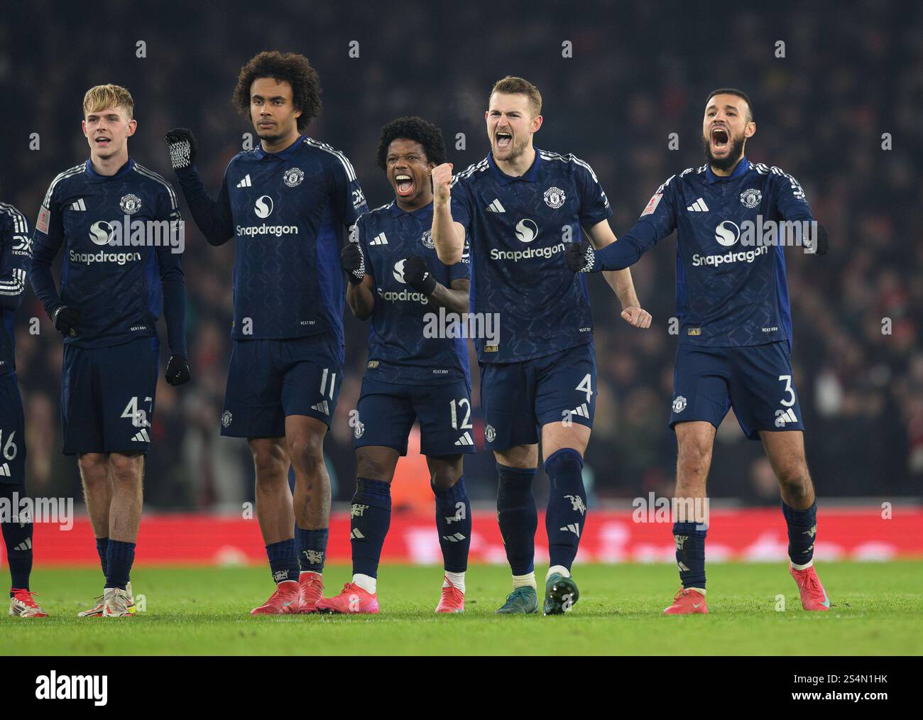 London, UK. 12th Jan, 2025. Arsenal v Manchester United - FA Cup R3 ...