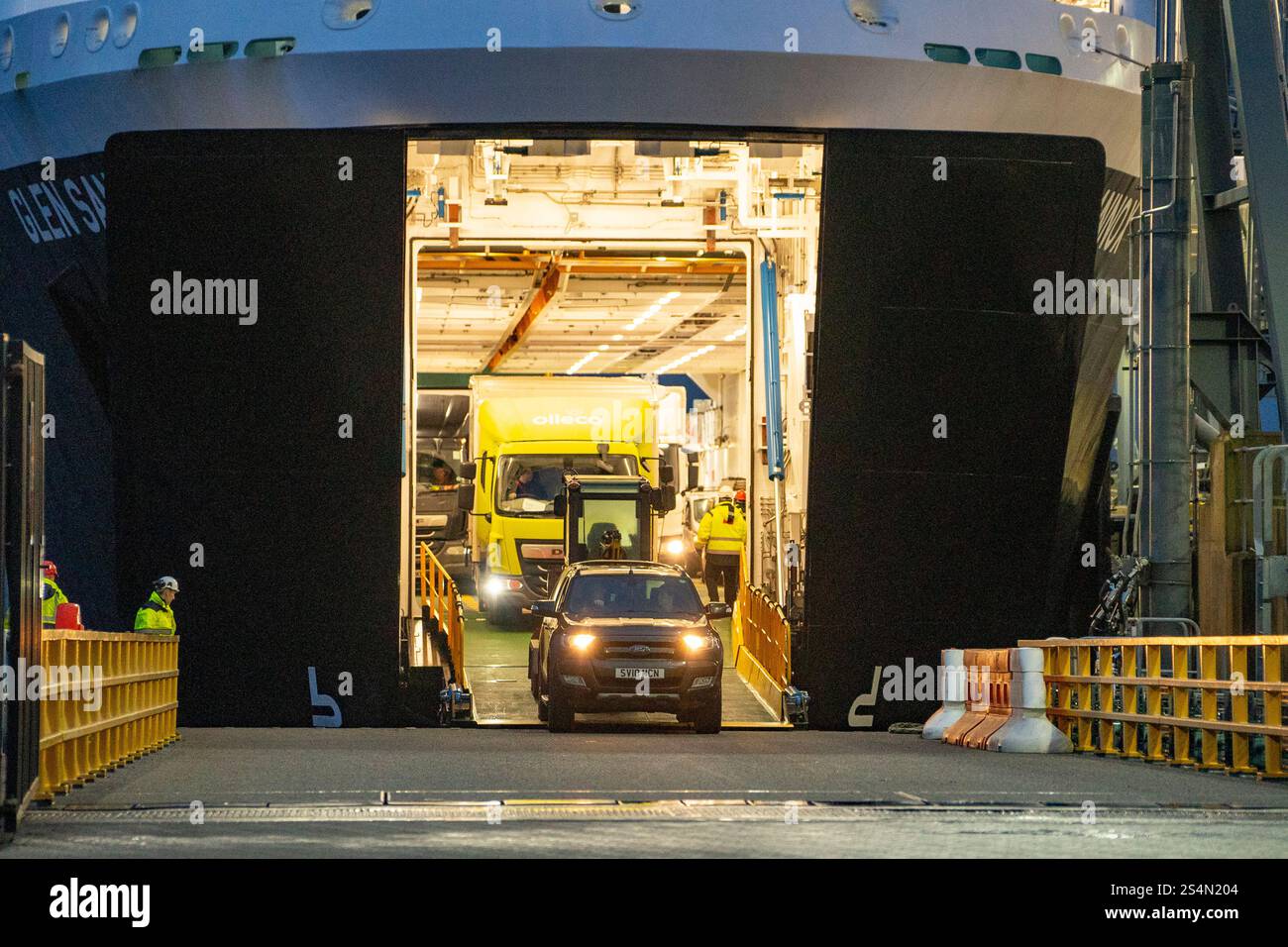 Troon, Scotland, UK. 13th January, 2025. The much delayed and over ...