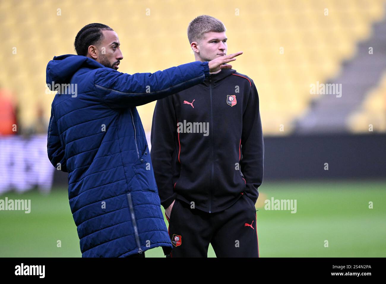 22 Sorba Thomas (fcn) - 17 Jordan JAMES (srfc) during the Ligue 1 ...
