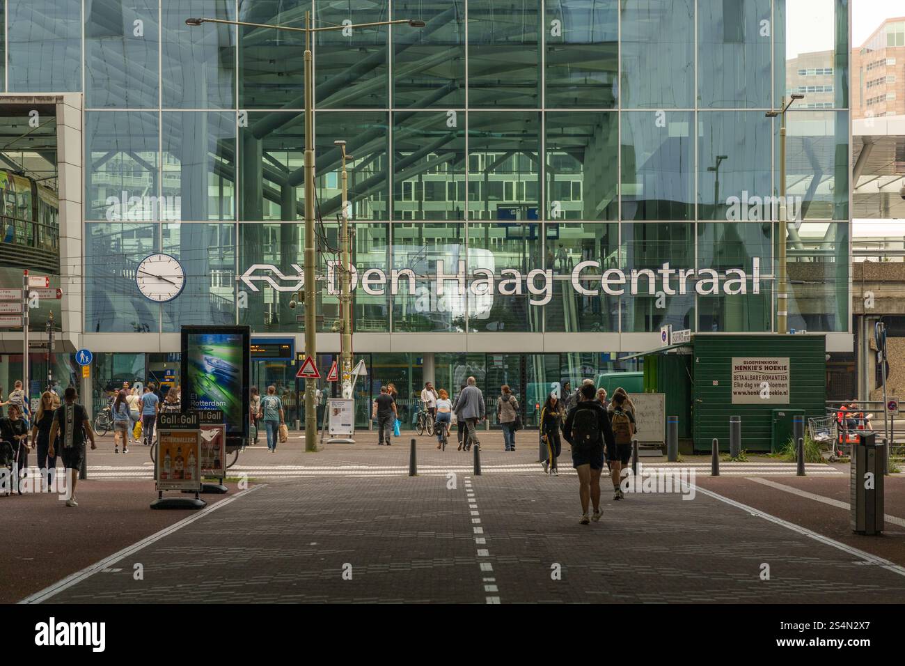 The Hague, the Netherlands. 2 September 2023. Glass building with ...
