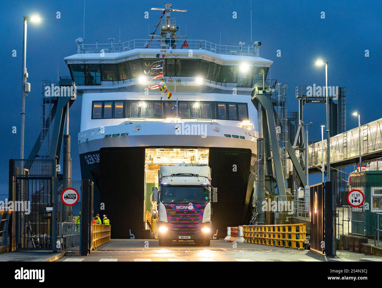 Troon, Scotland, UK. 13th January, 2025. The much delayed and over ...