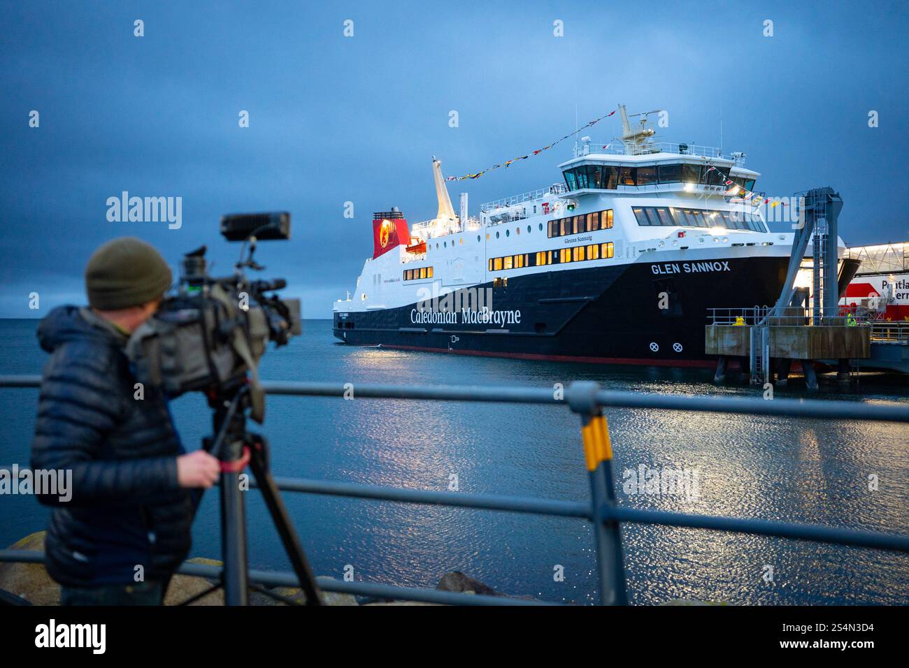 Troon, Scotland, UK. 13th January, 2025. The much delayed and over ...