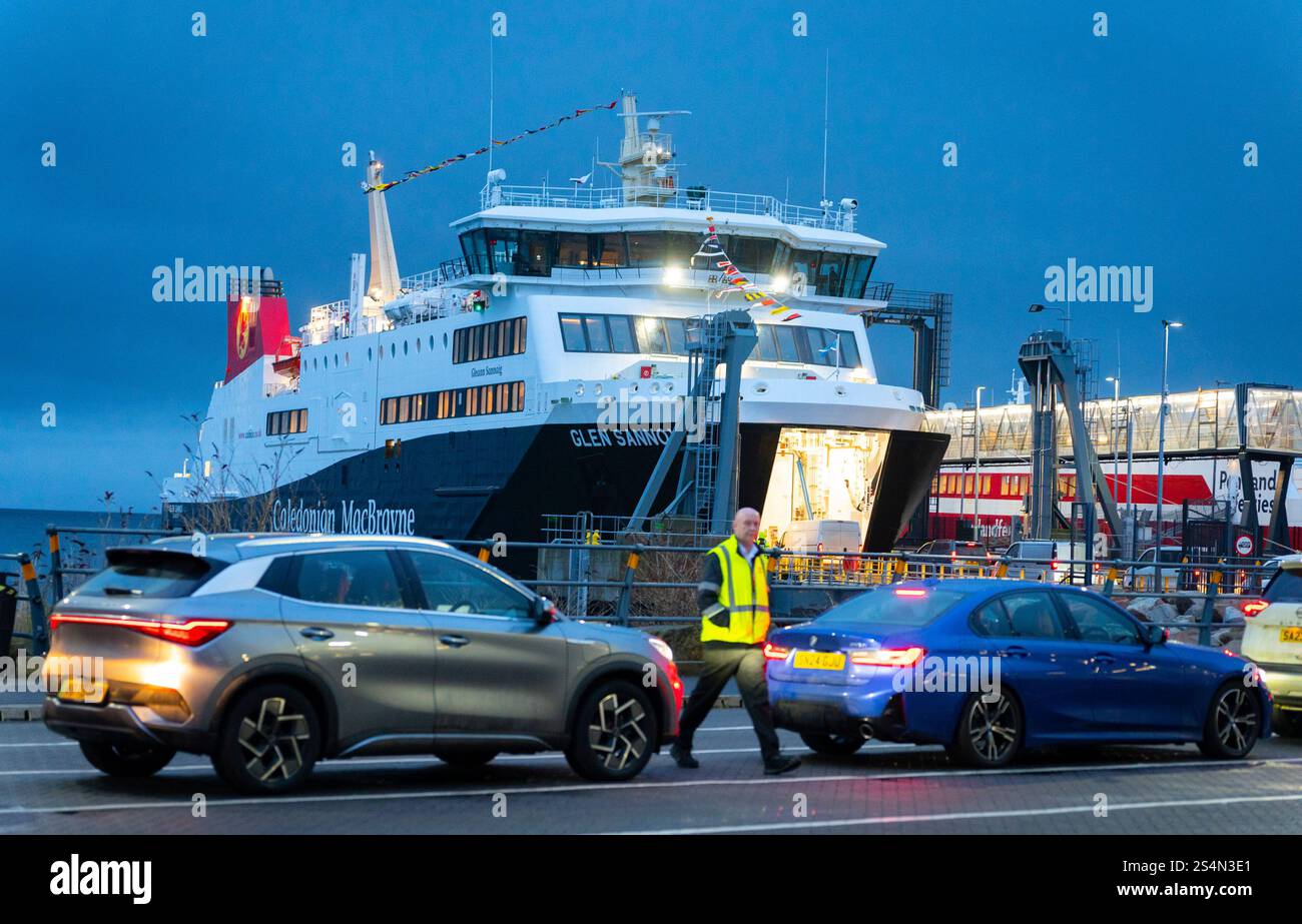 Troon, Scotland, UK. 13th January, 2025. The much delayed and over ...