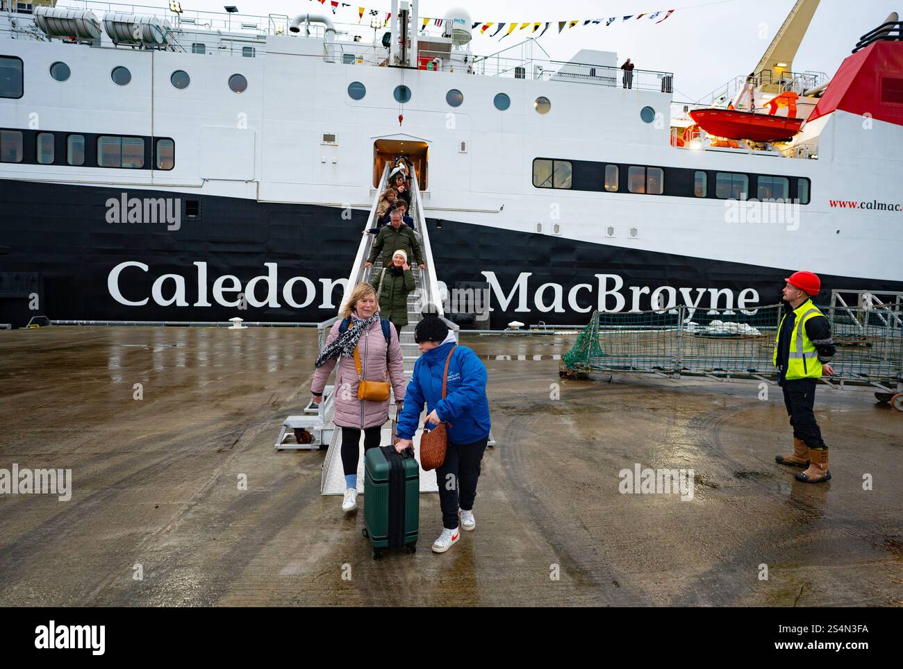Troon, Scotland, UK. 13th January, 2025. The much delayed and over ...