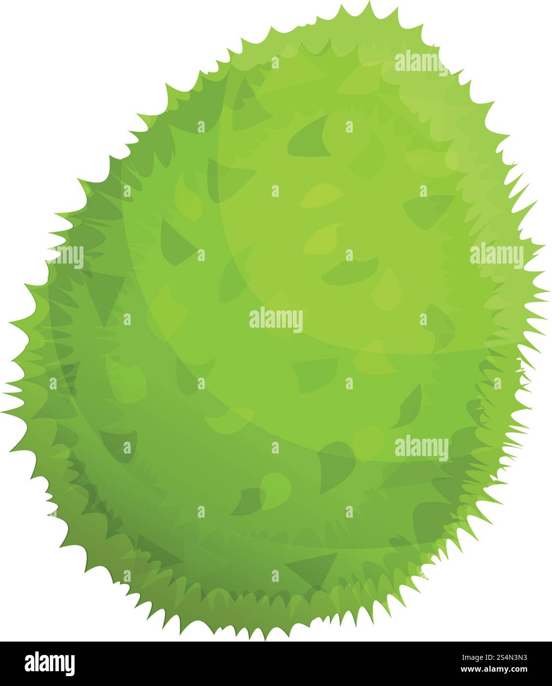 Tasty whole durian icon. Cartoon of tasty whole durian vector icon for ...