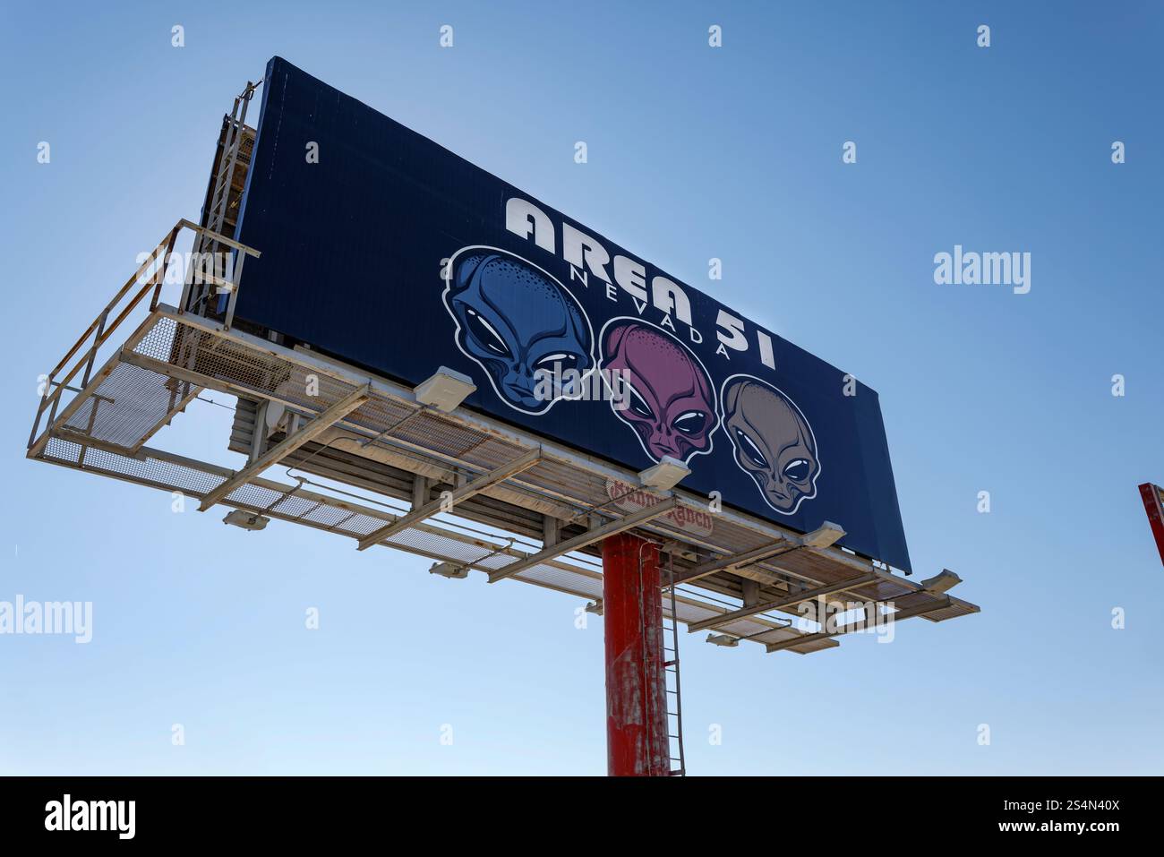 Area 51 Alien Travel Centre truck stop and Alien Cathouse brothel with ...