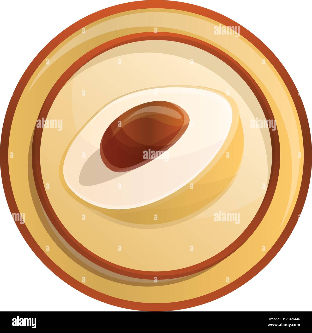 Raw longan logo. Cartoon of raw longan vector logo for web design ...