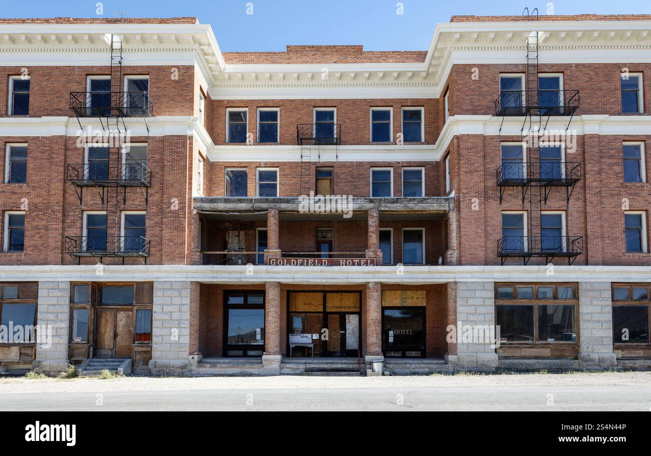 Goldfield Hotel in Goldfield Historic District a historic gold mining ...
