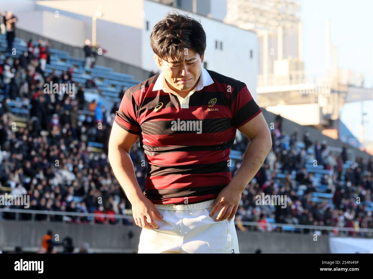 Tokyo, Japan. 13th Jan, 2025. Waseda University rugby team captain ...