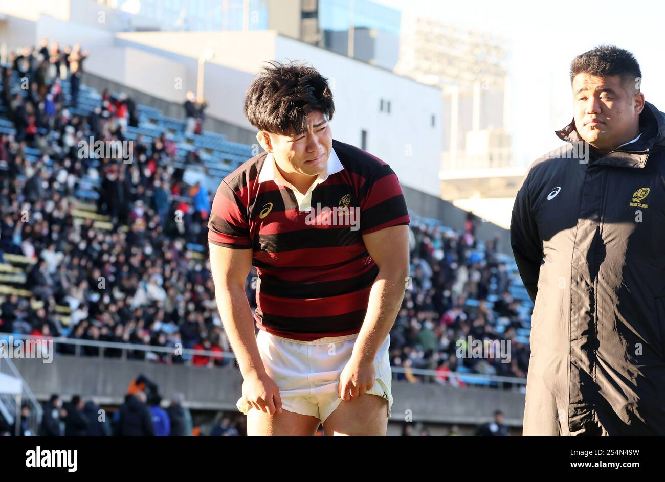 Tokyo, Japan. 13th Jan, 2025. Waseda University rugby team captain ...