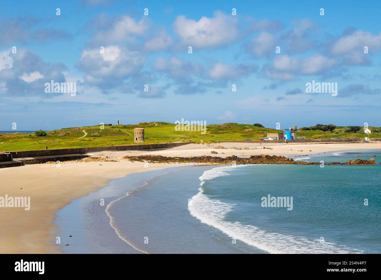 Lancresse bay view hi-res stock photography and images - Alamy