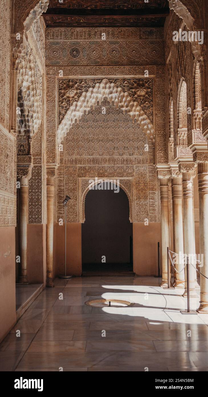 Display of intricate details in Moorish Architecture in the Nasrid ...