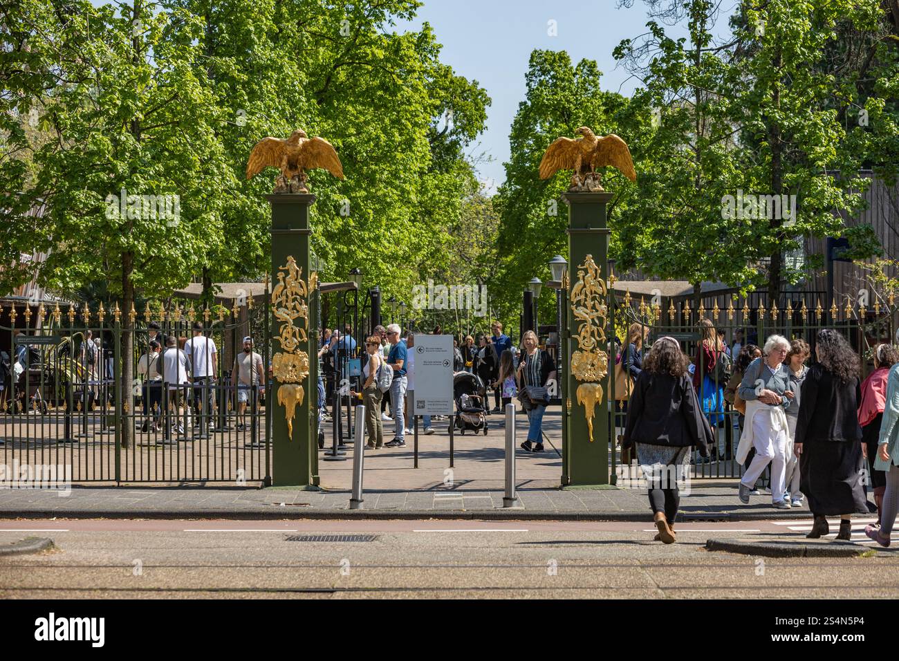 Amsterdam, the Netherlands. 13 May 2023. Artis zoo entrance. the ...