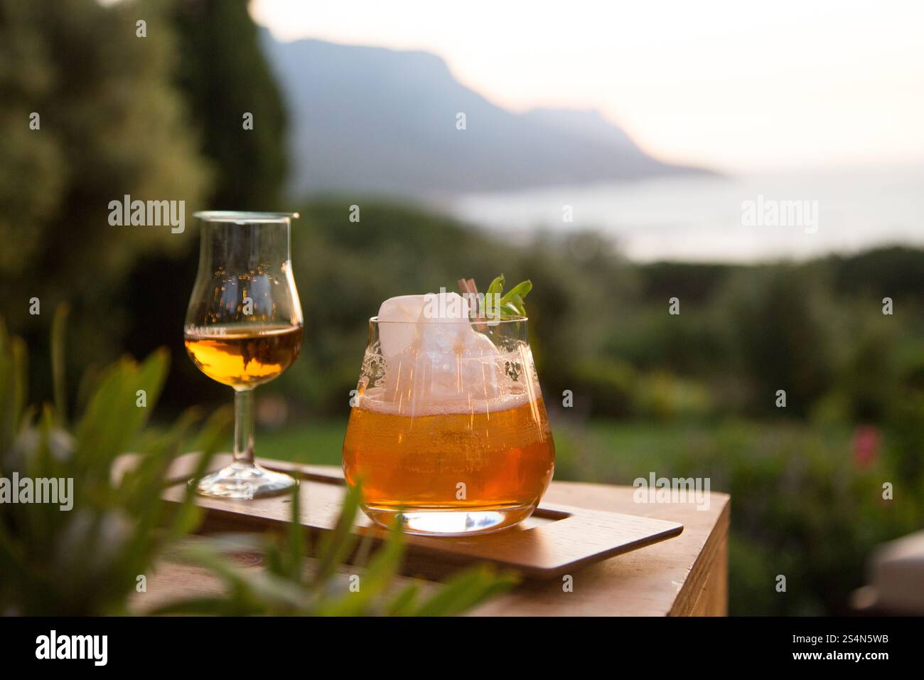 Luxury cocktails- drinks for garden party Stock Photo - Alamy