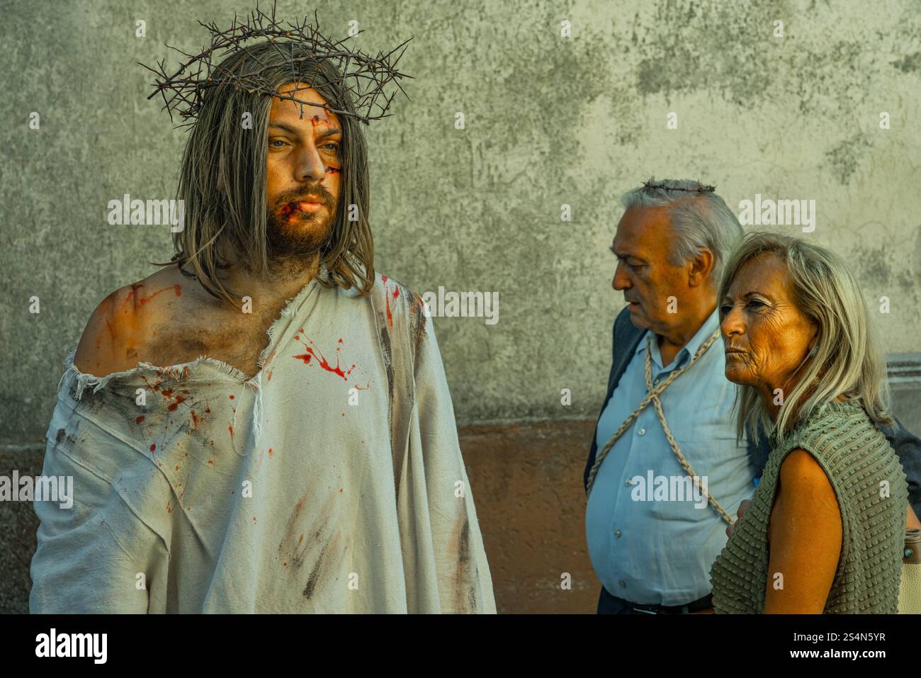 Seven-Year Rites of Penance in Guardia Sanframondi, Jesus with the ...