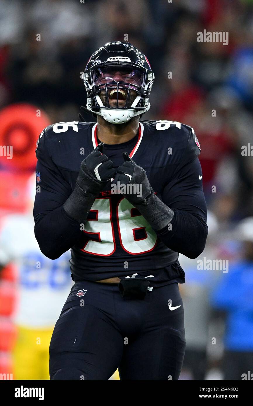 Houston Texans defensive end Denico Autry (96) reacts in the second ...