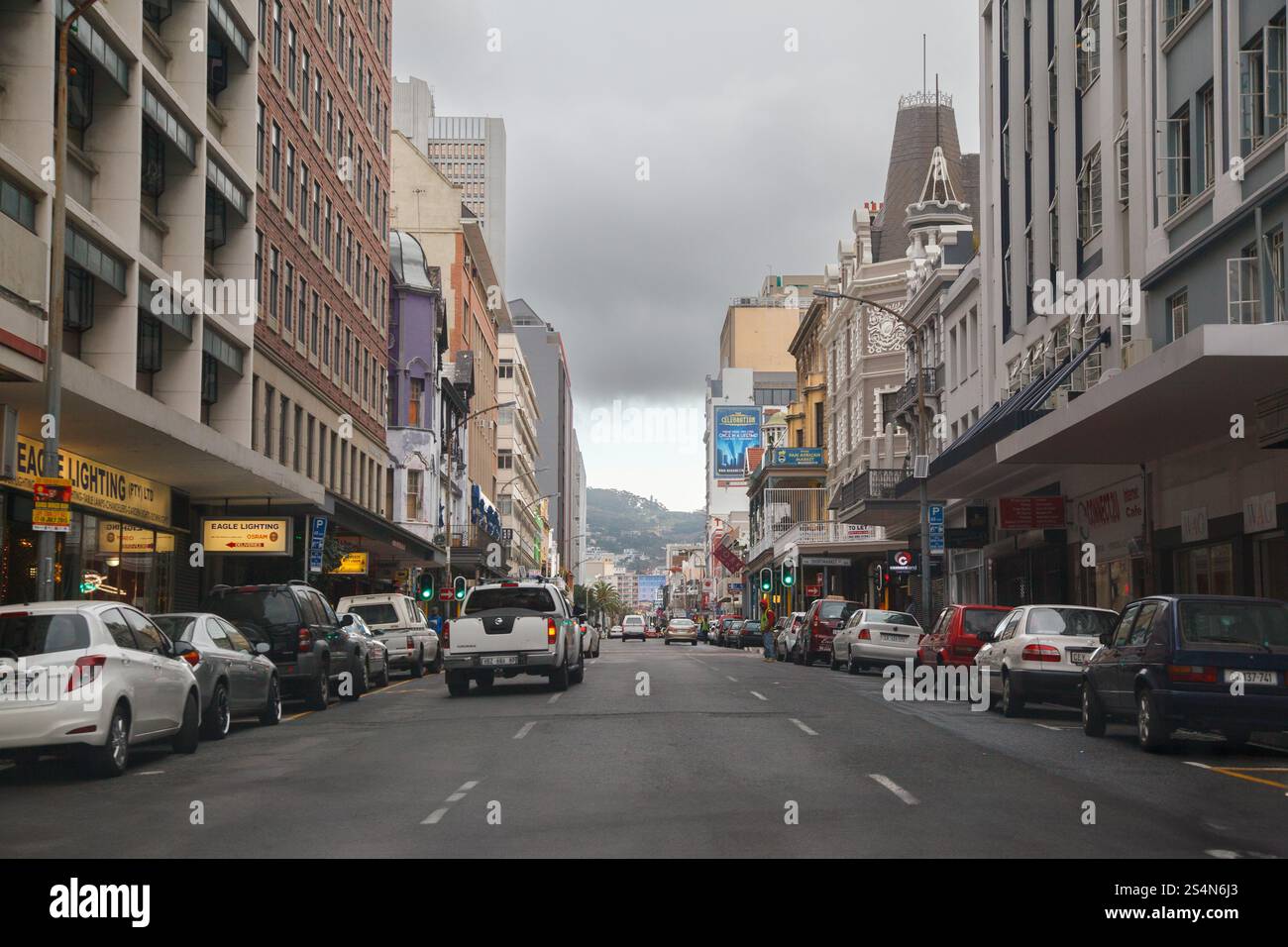 The Long Street famous enternainment street in downtown Cape Town ...