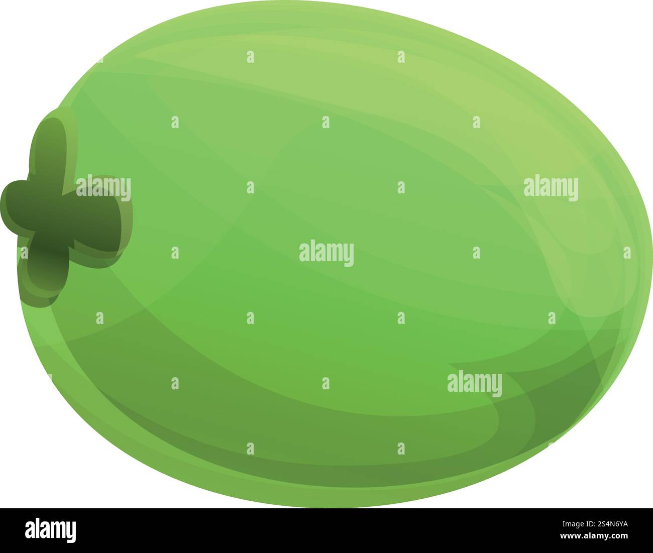 Whole feijoa icon. Cartoon of whole feijoa vector icon for web design ...