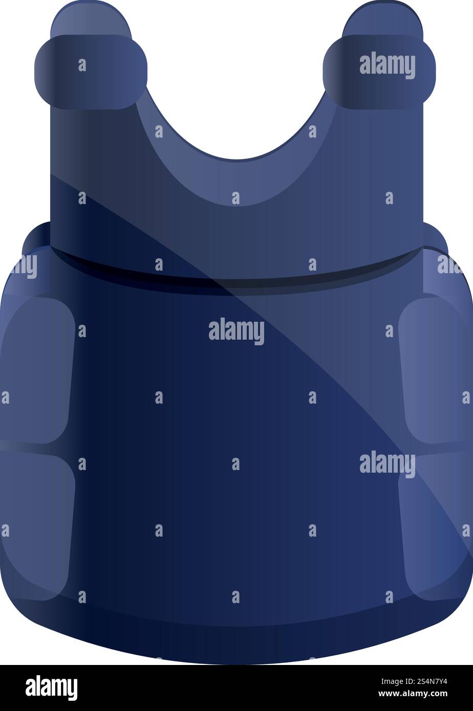 Police bulletproof vest icon. Cartoon of police bulletproof vest vector ...