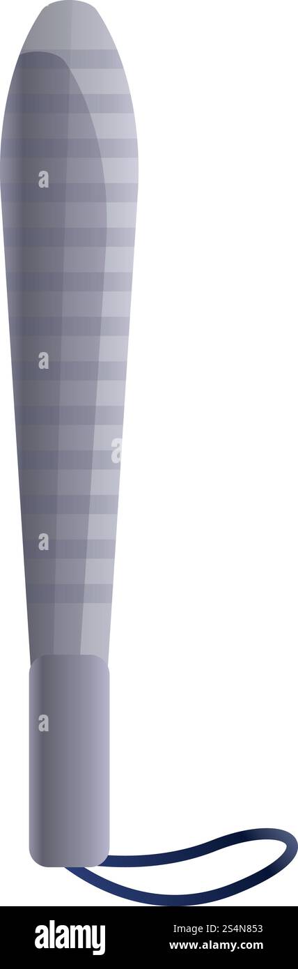 Police baton icon. Cartoon of police baton vector icon for web design ...
