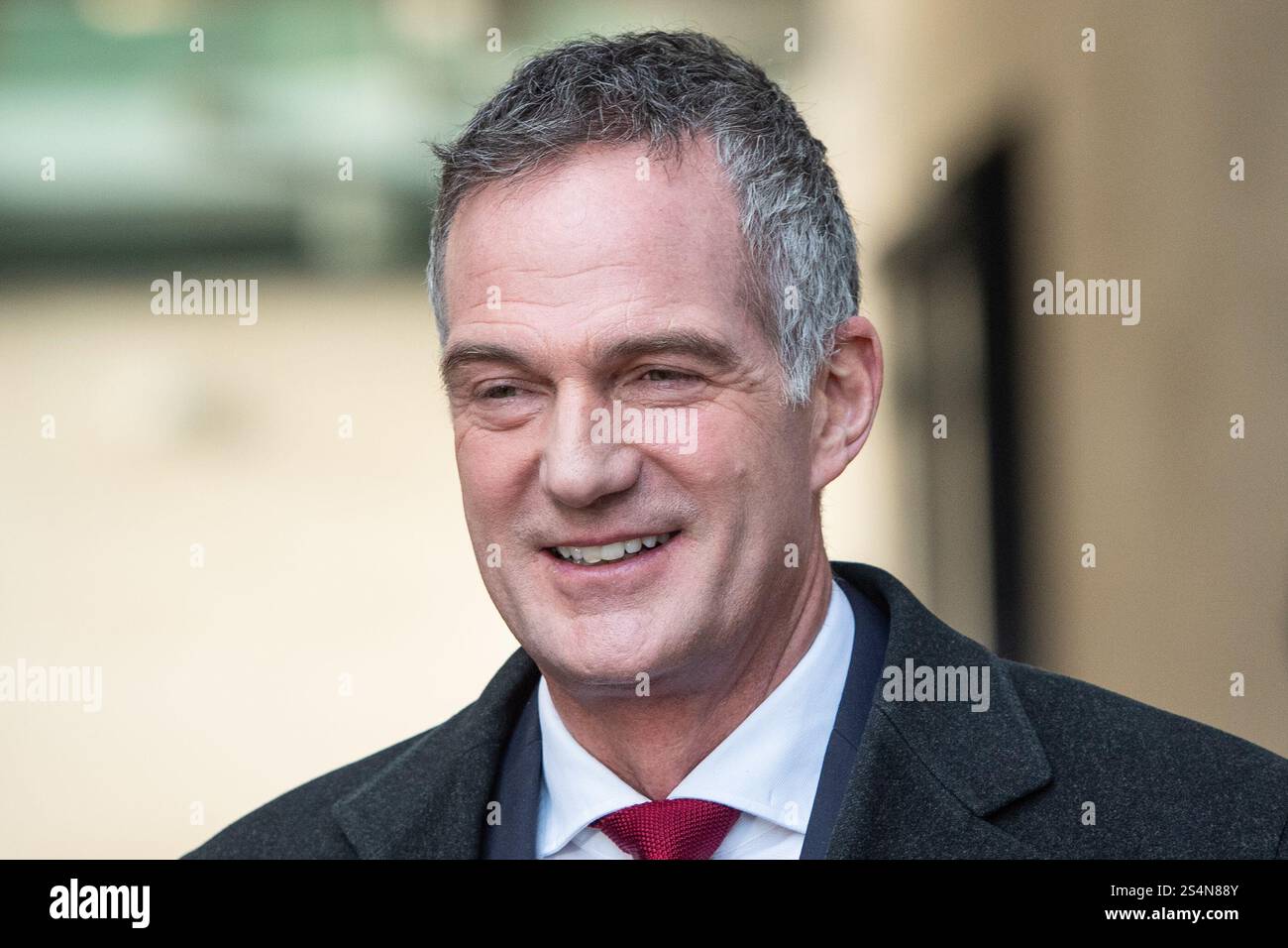 London, UK. 12 January 2025. Science Secretary Peter Kyle is seen ...
