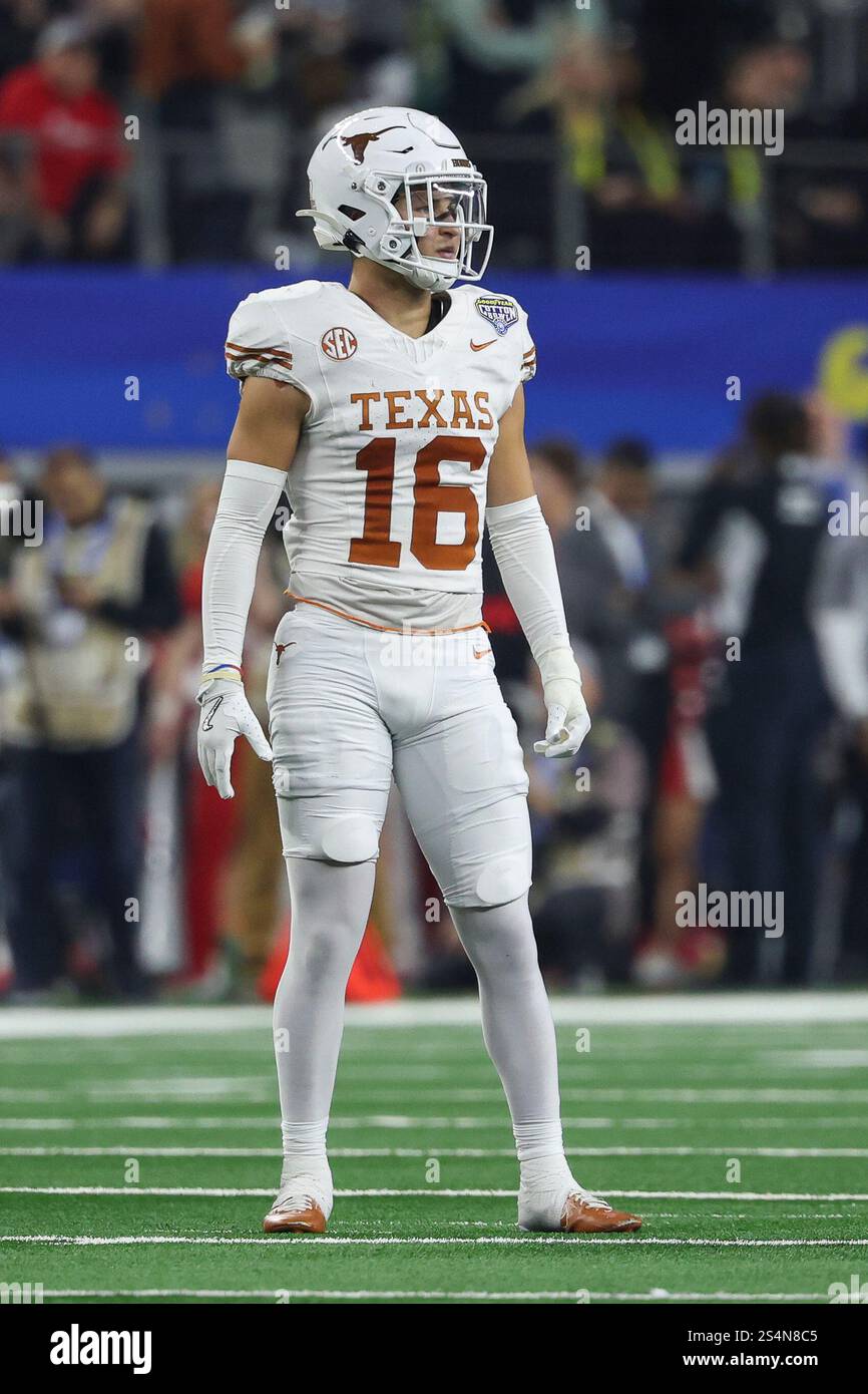 ARLINGTON, TX - JANUARY 10: Defensive Back Michael Taaffe #16 of the ...