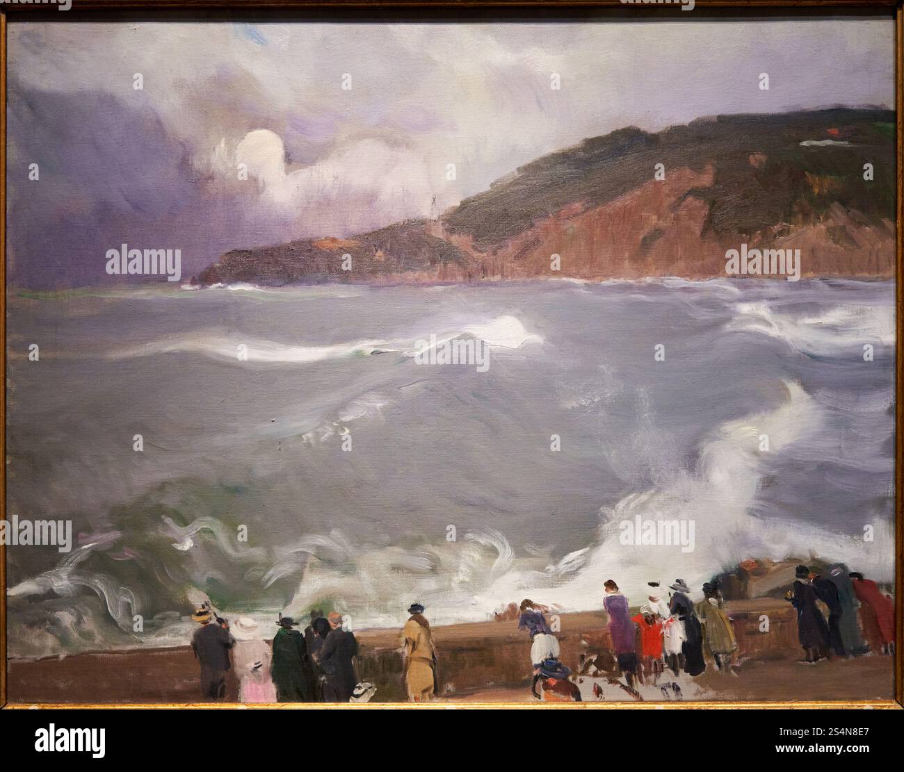 Rompeolas, Breakers, San Sebastián, 1917 - 1918, Joaquin Sorolla y ...