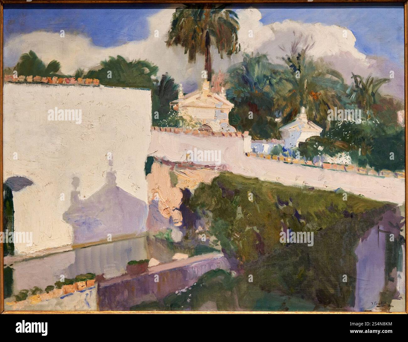 Jardines del Alcázar de Sevilla, Estudio de sombras, Gardens of the ...