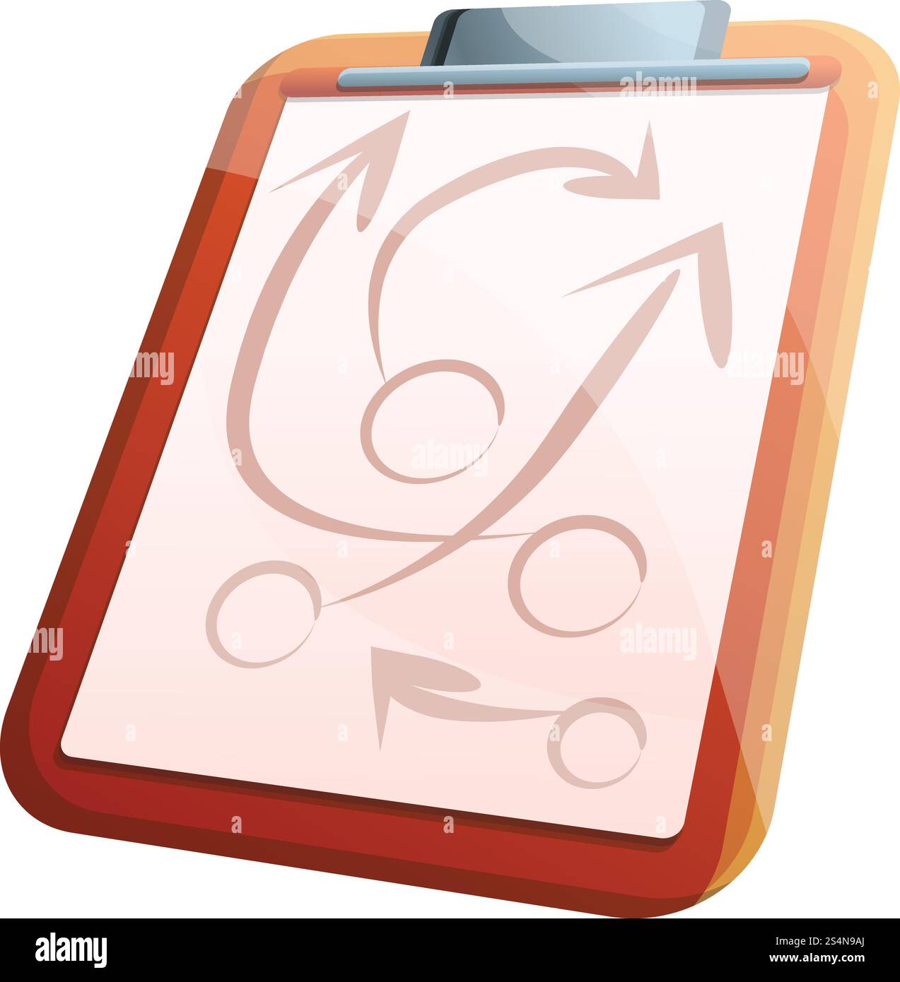 Tactical board icon. Cartoon of tactical board vector icon for web ...