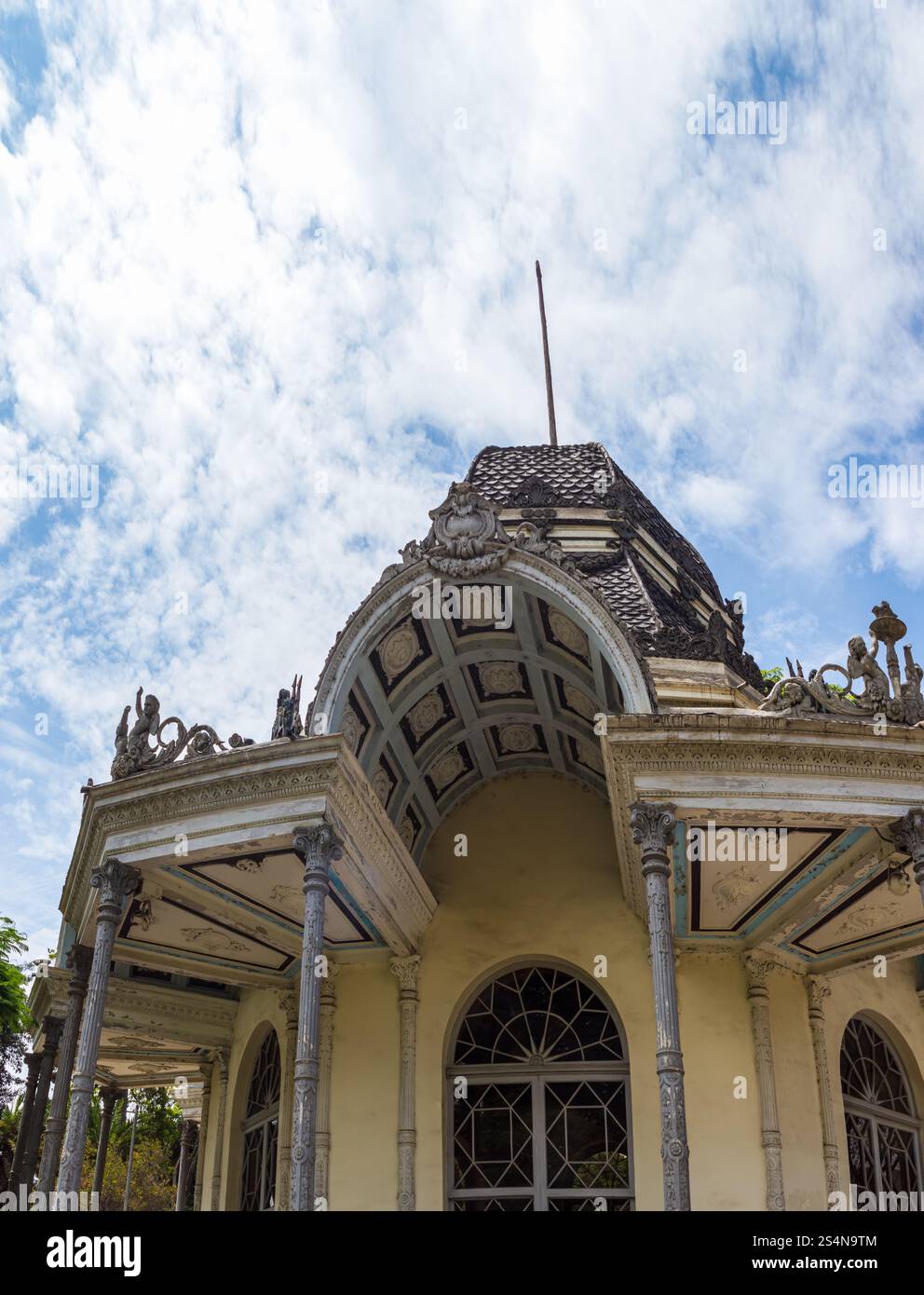 Byzantine Pavilion at Park of the Exposition - Lima, Peru Stock Photo ...