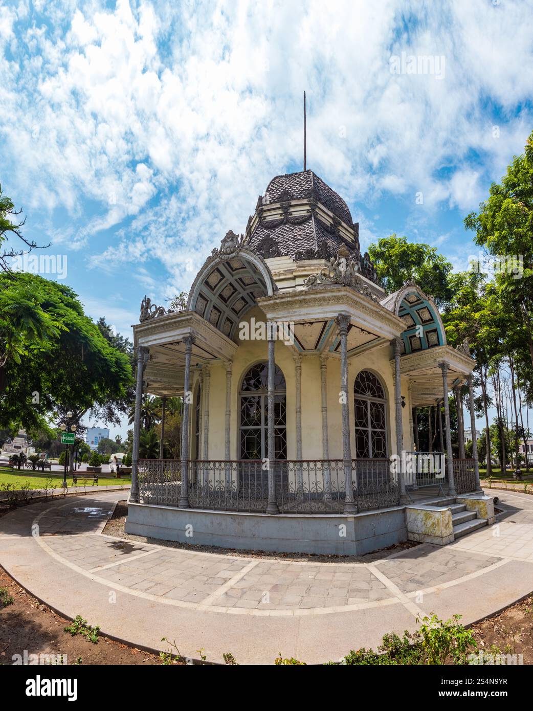 Byzantine Pavilion at Park of the Exposition - Lima, Peru Stock Photo ...