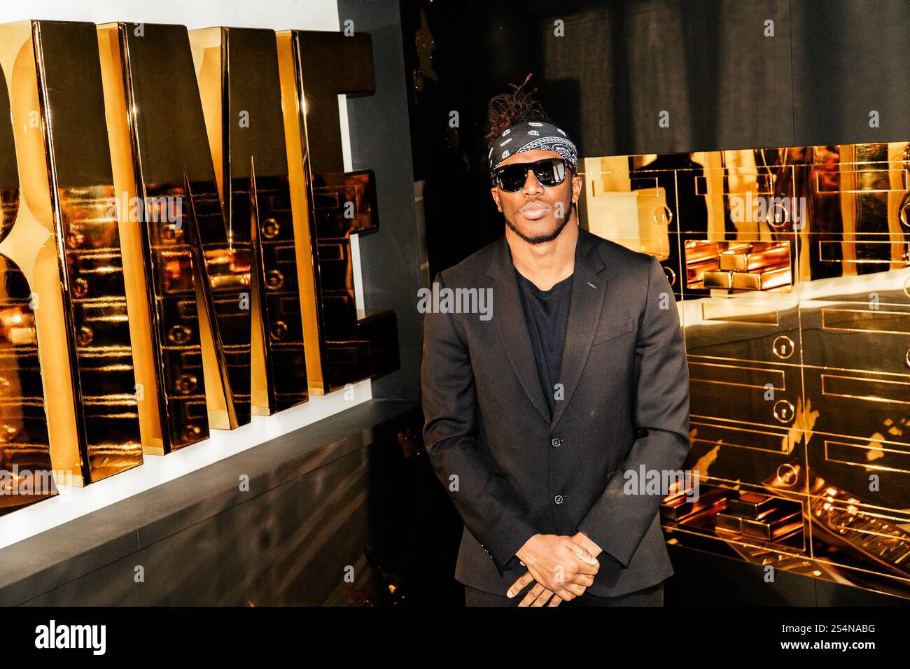 KSI at his Golden Prime Launch - Pop Up Shop in London on the 10th November 2023 Stock Photo - Alamy