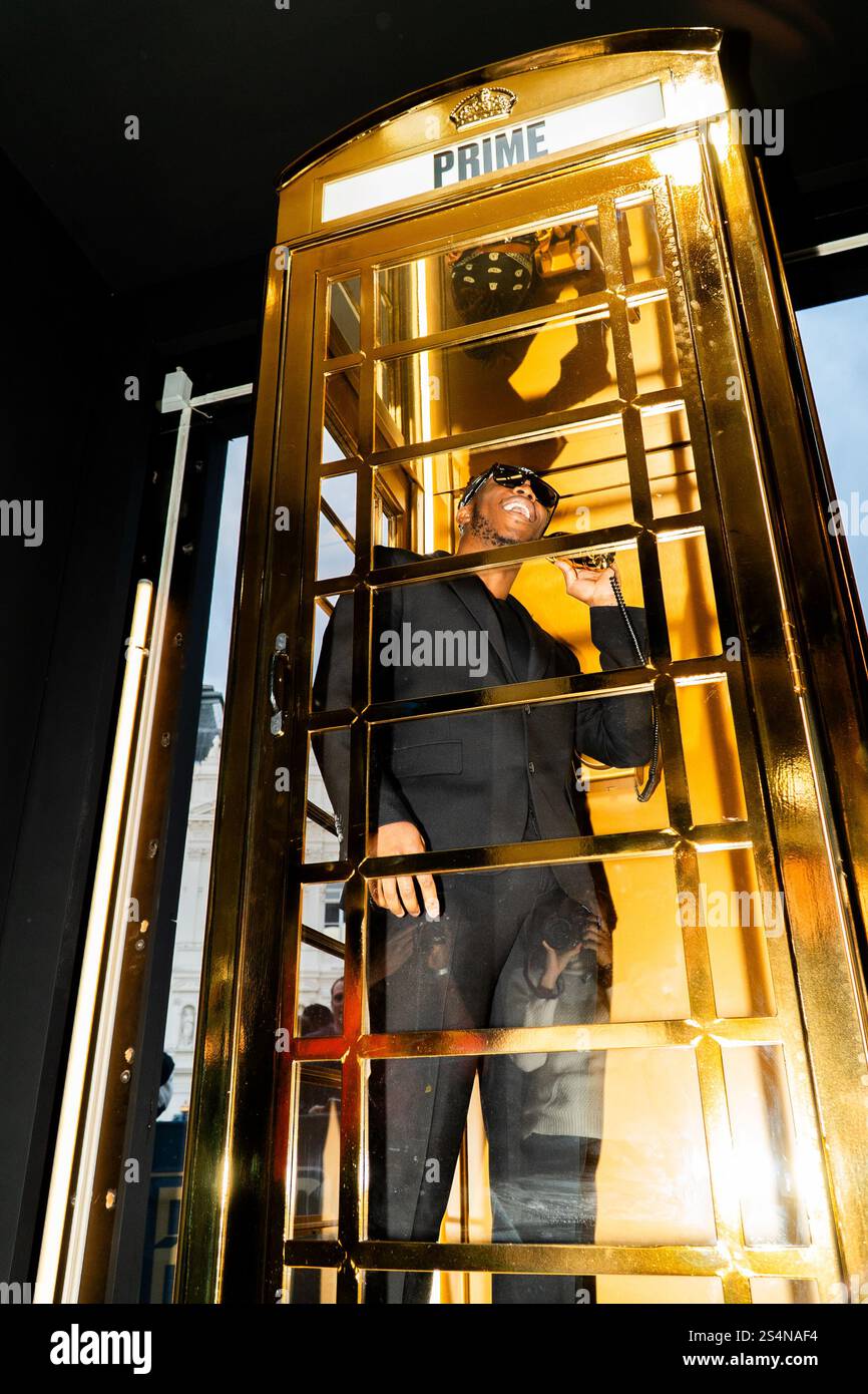 KSI at his Golden Prime Launch - Pop Up Shop in London on the 10th November 2023 Stock Photo - Alamy