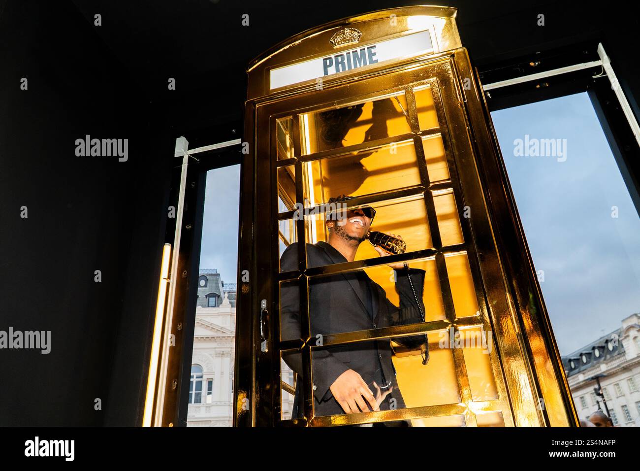 KSI at his Golden Prime Launch - Pop Up Shop in London on the 10th November 2023 Stock Photo - Alamy