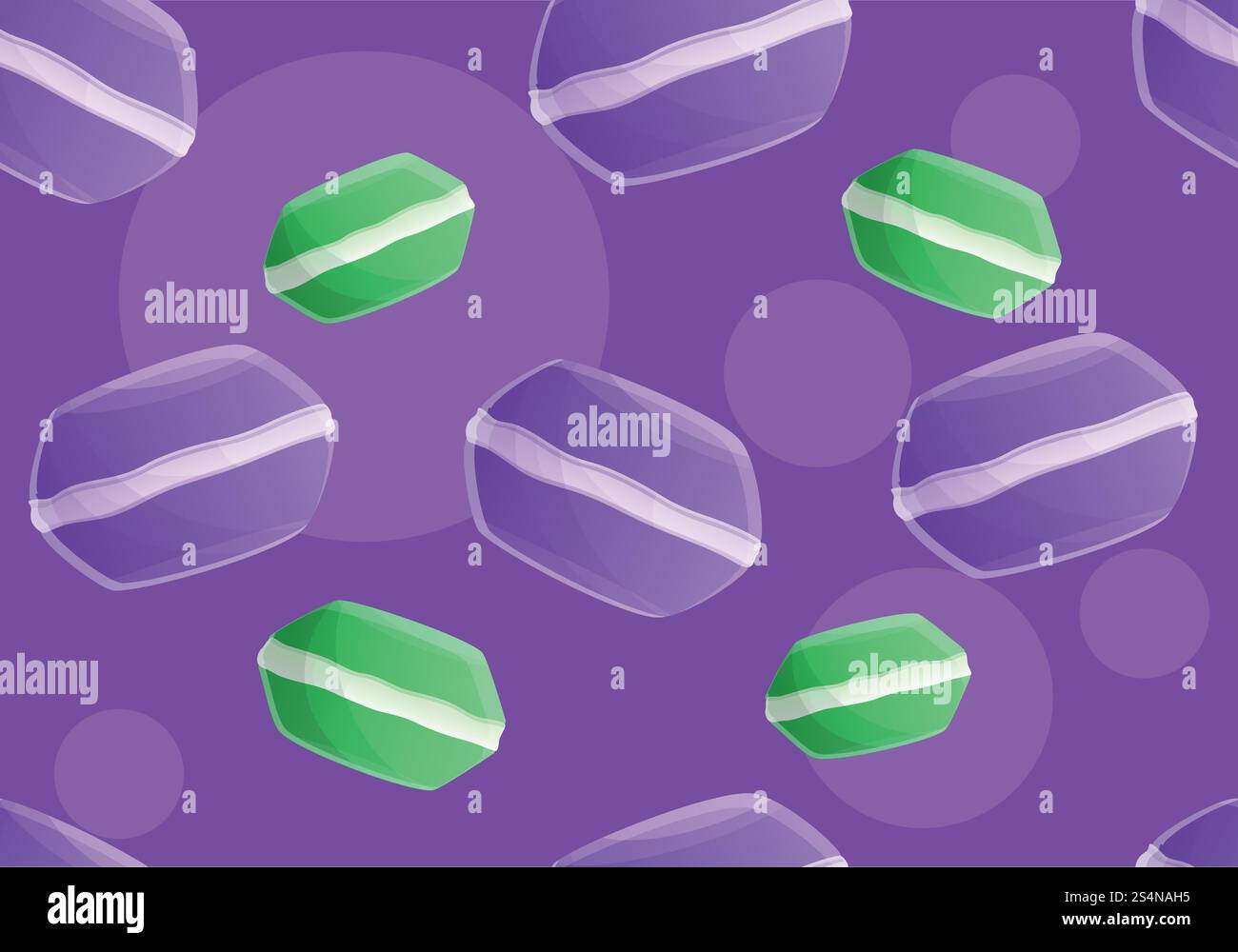 Tasty macaroon pattern. Cartoon illustration of tasty macaroon vector ...