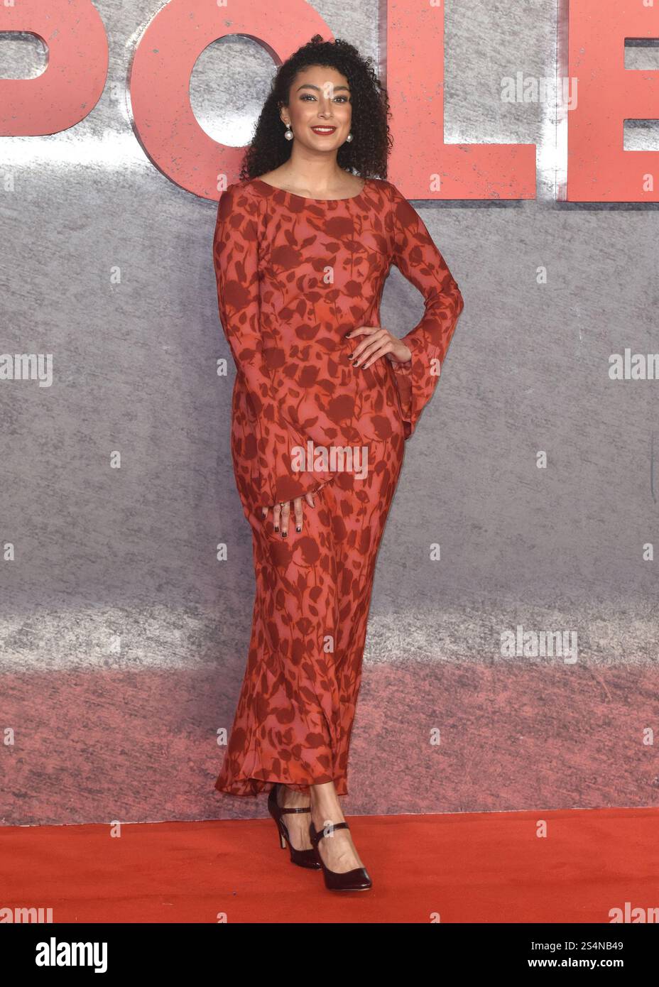 Riana Duce attends ‘ Napoleon ‘ - UK Premiere, at the Odeon Luxe Leicester Square in London ...