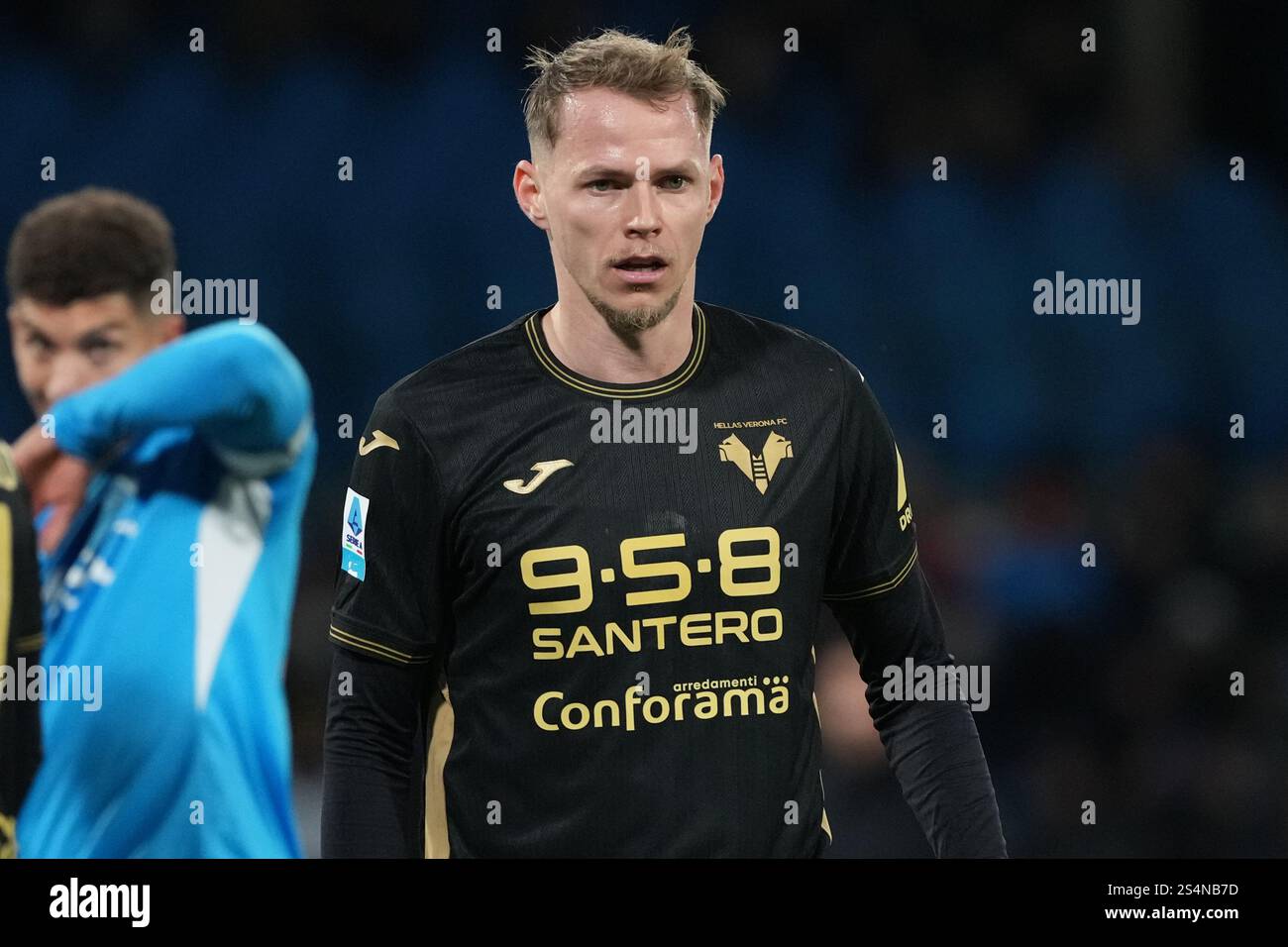 Naples, Italy. 12 Jan, 2025. Ondrej Duda of Hellas Verona during the Serie A match between SSC ...
