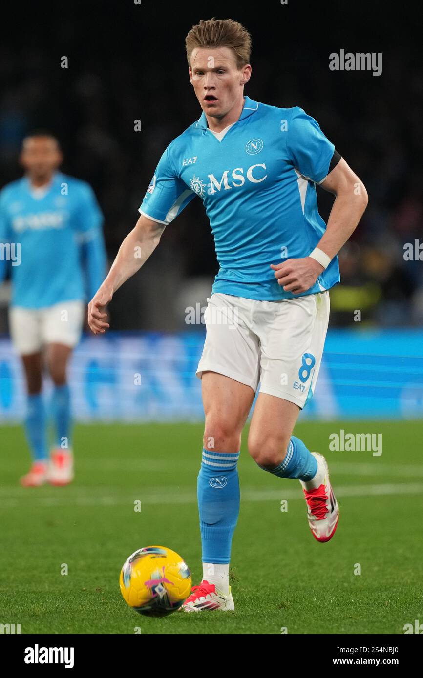 Naples, Italy. 12 Jan, 2025. Scott McTominay of SSC Napoli during the ...