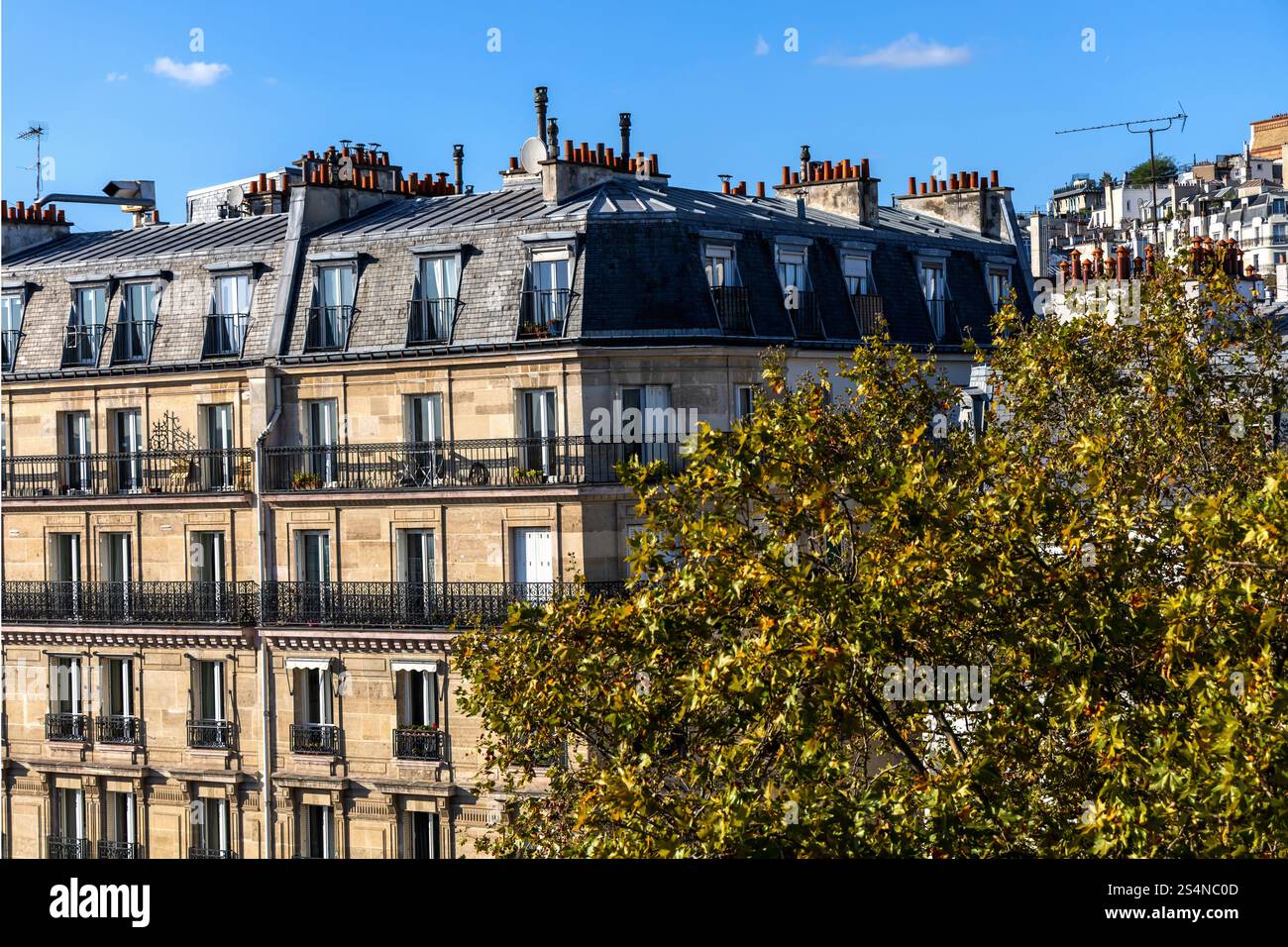 Old and expensive residential building in Paris, France. High quality ...