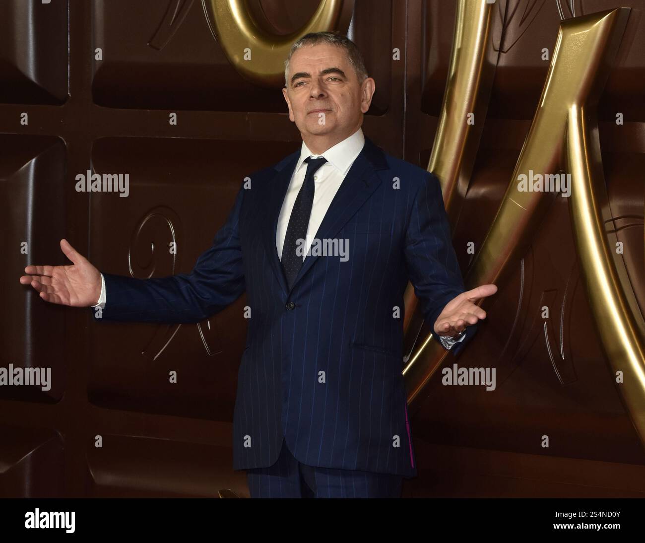 Rowan Atkinson attends ‘ Wonka ‘ - World Premiere at the Royal Festival ...