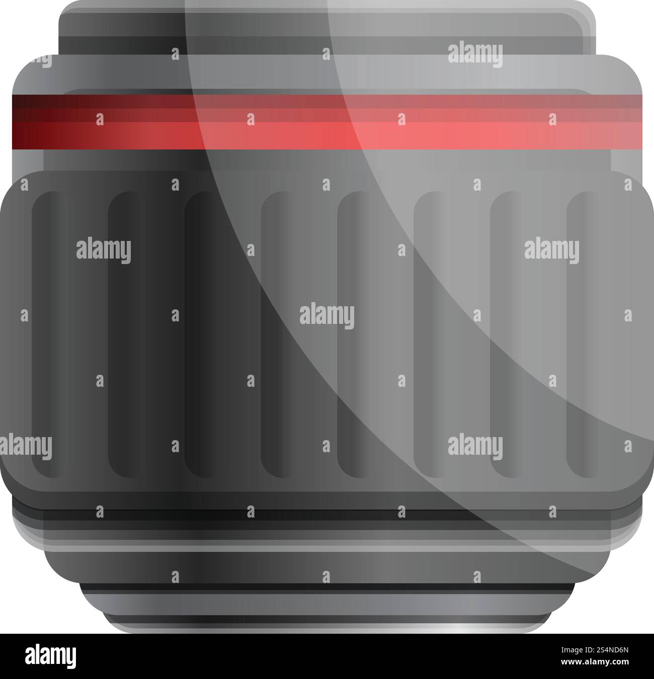 Camera professional lens icon. Cartoon of camera professional lens ...