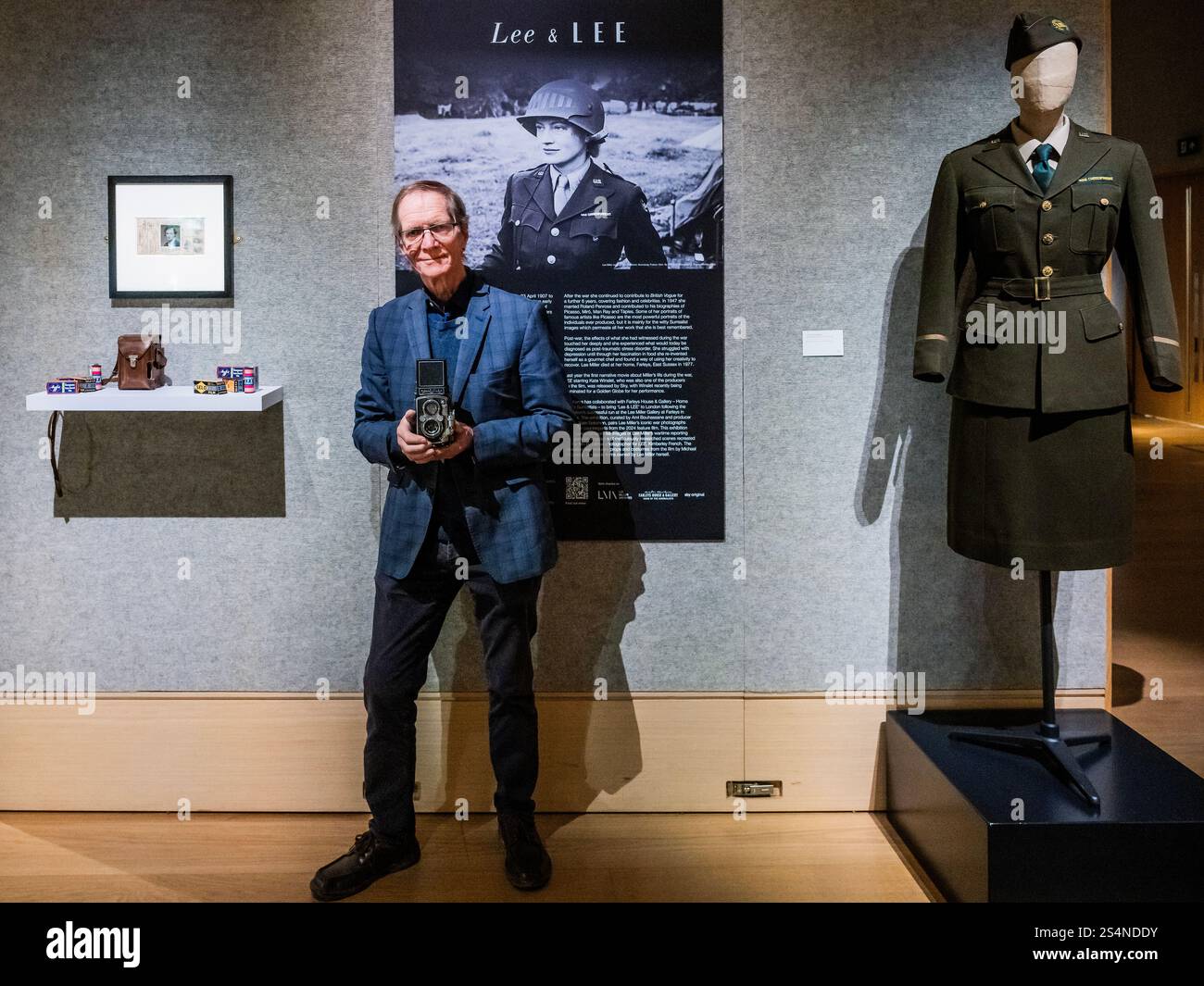London, UK. 13 Jan 2025. Antony Penrose, co-Director of Farleys House ...