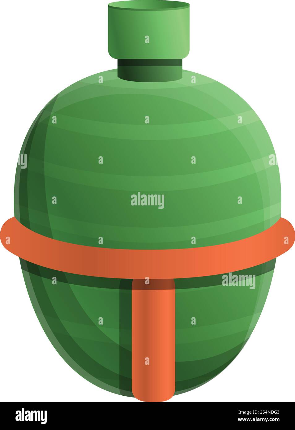 Water flask icon. Cartoon of water flask vector icon for web design ...